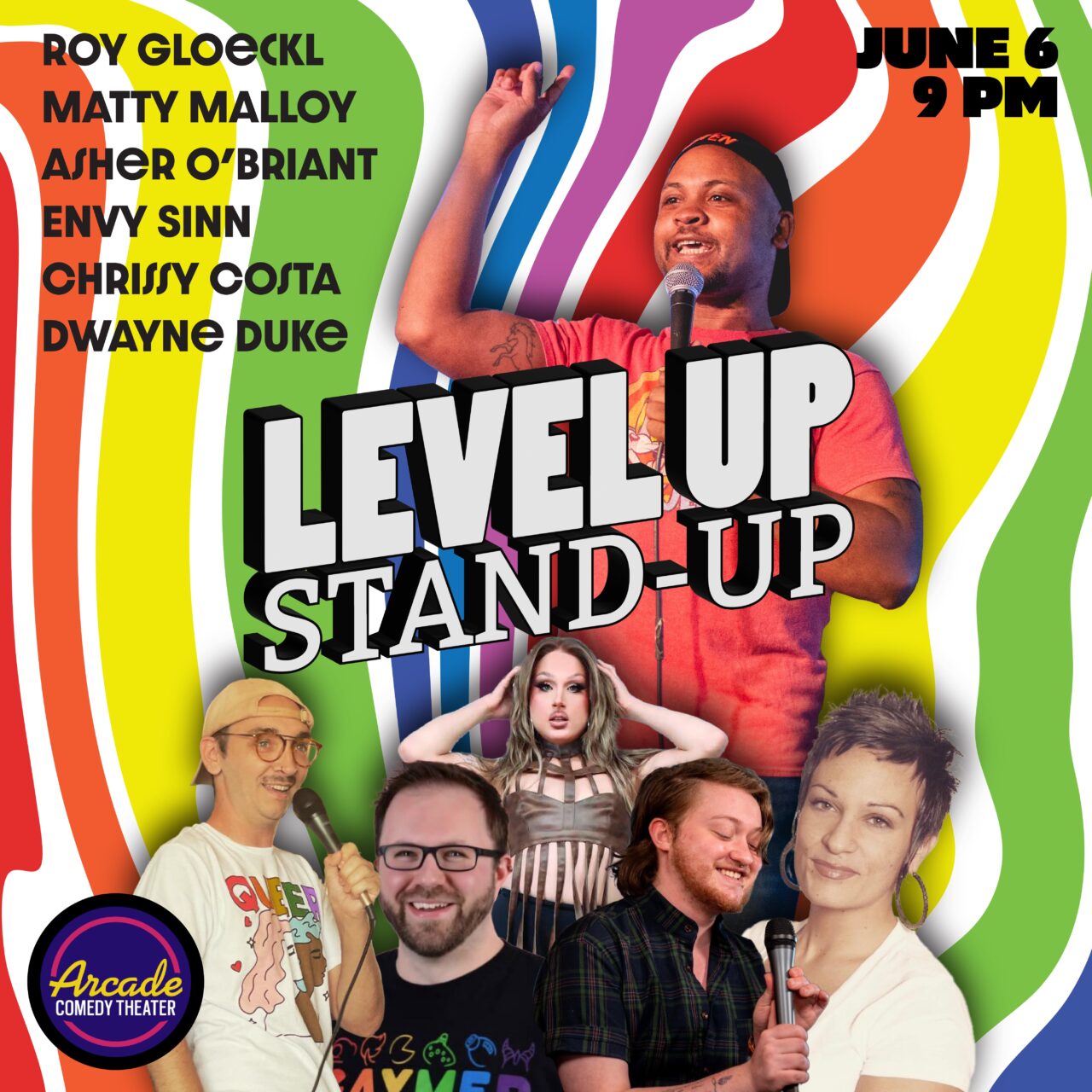 Level Up Stand Up | Arcade Comedy Theater